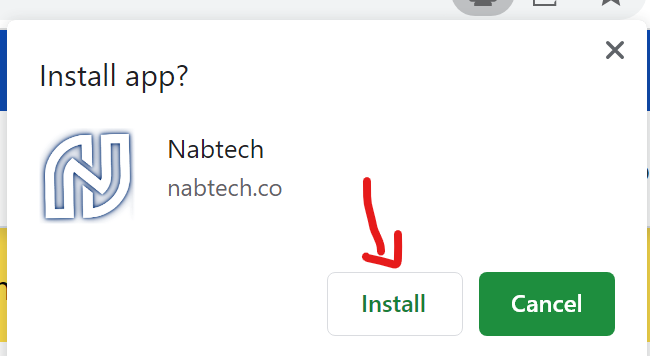 How to Install the Nabtech App as a Progressive Web App (PWA) - Nabtech